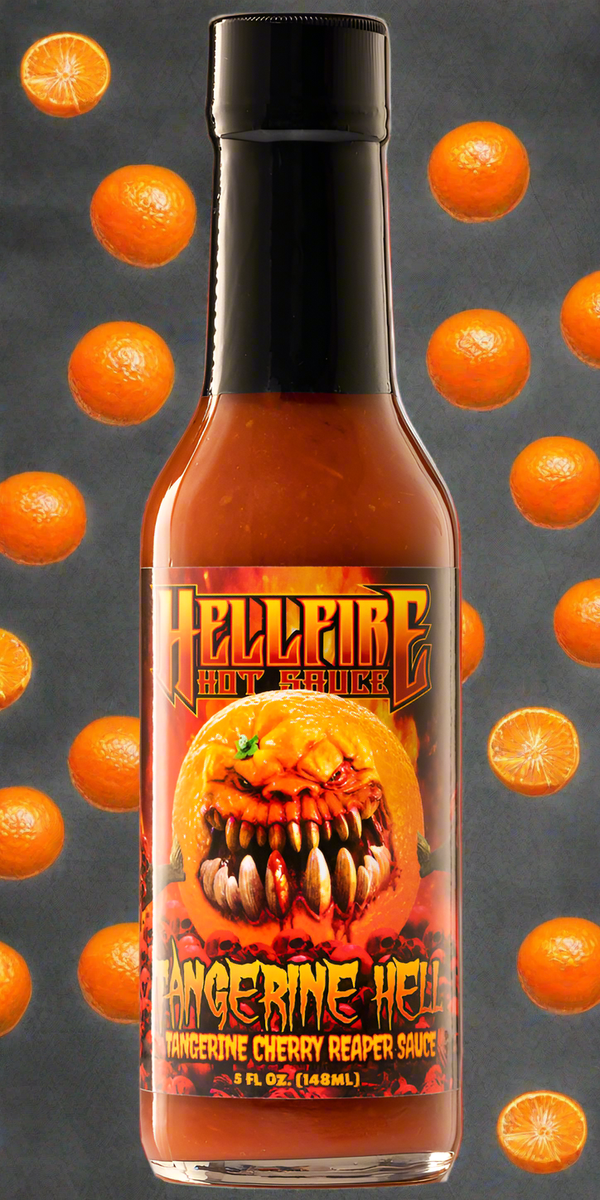 HELLFIRE Angry Orange Carolina Reaper Hot Sauce - Misstep Hot Sauce