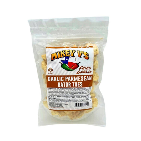 Mikey V's Foods - Gator Toes (Deep Fried Garlic) - Garlic Parmesan ...