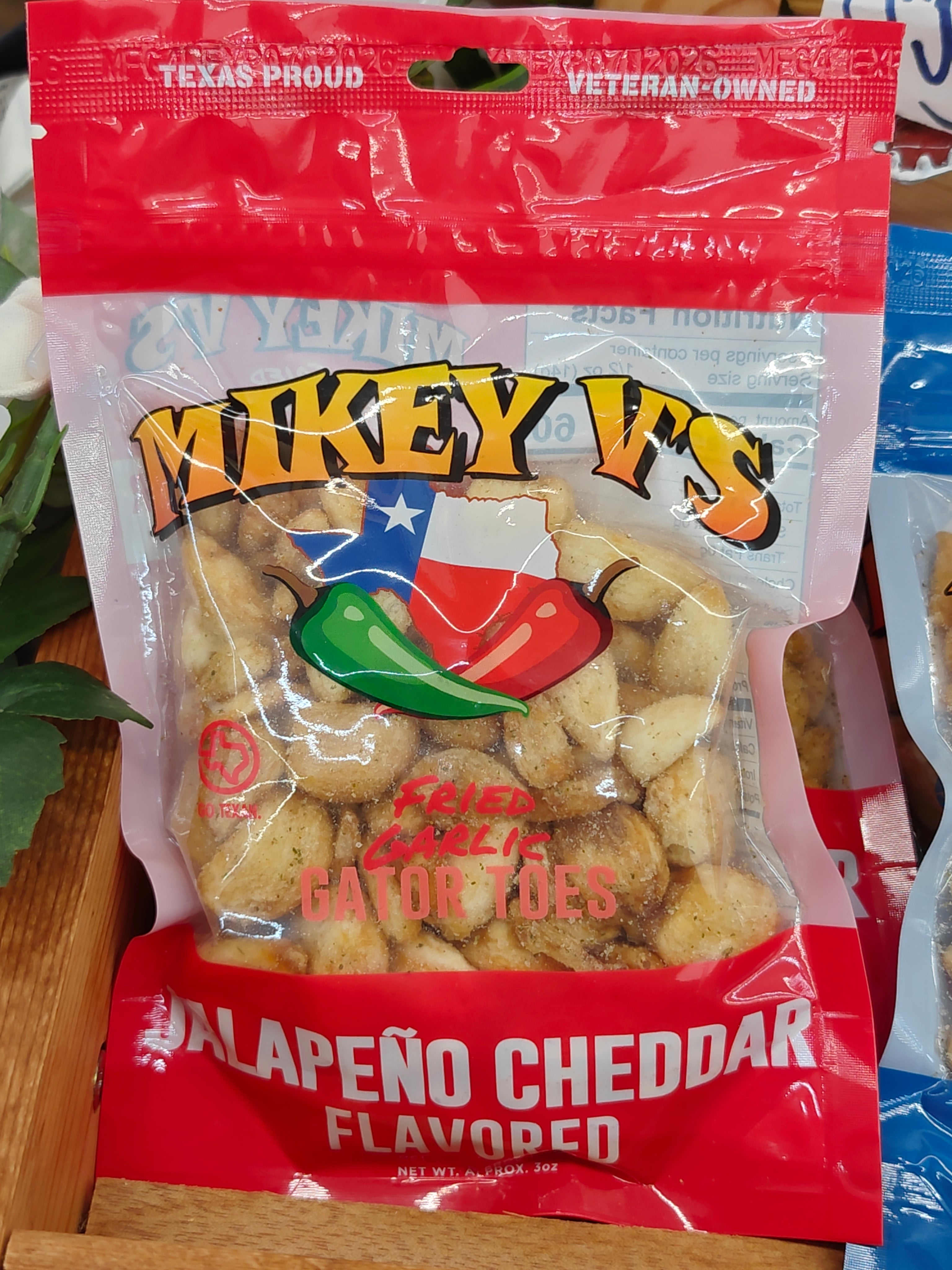 Mikey V's Foods - Gator Toes (Deep Fried Garlic) - Jalapeño Cheddar ...